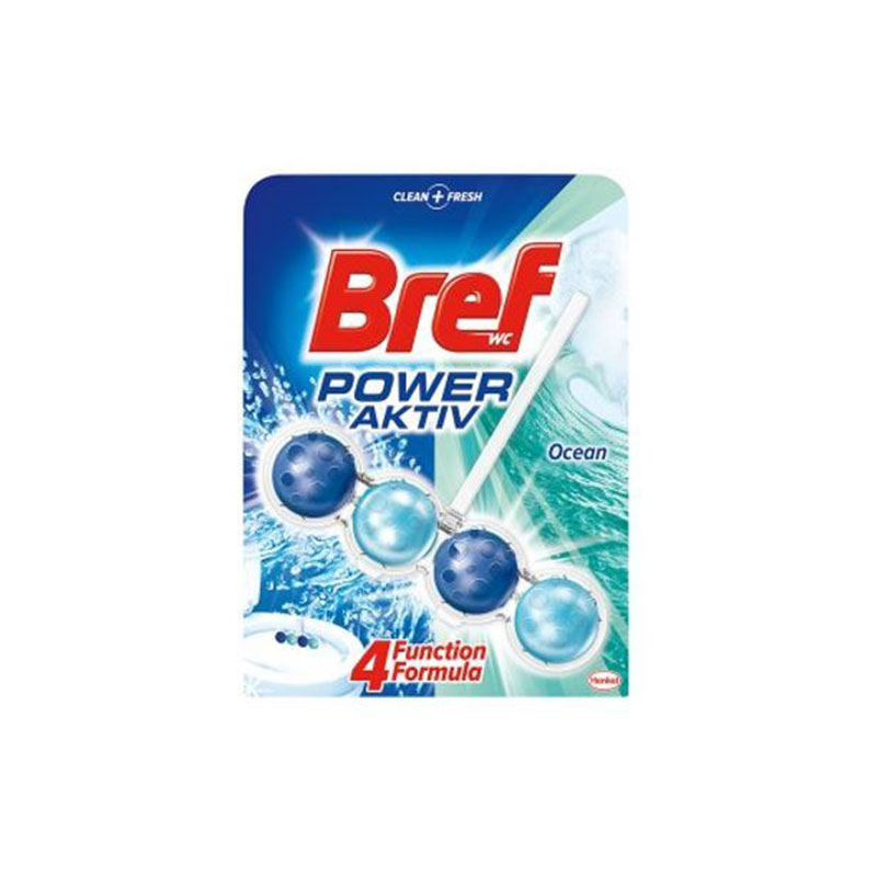 BREF POWER AKTIV (ocean, 50 g) | Osvježivač WC školjke | Insako