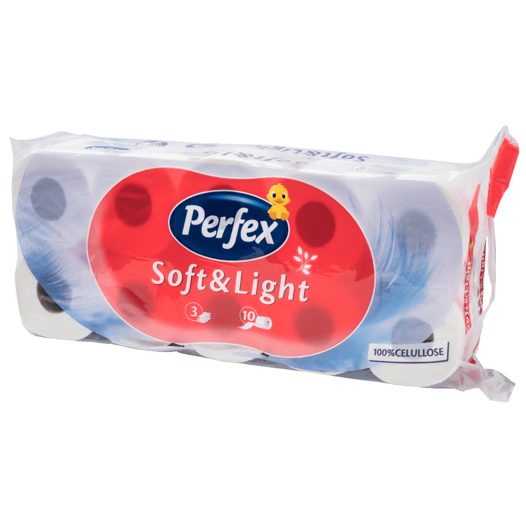 PERFEX Soft&Light (WC papir, 3 sloja, 10/1) | Insako webshop