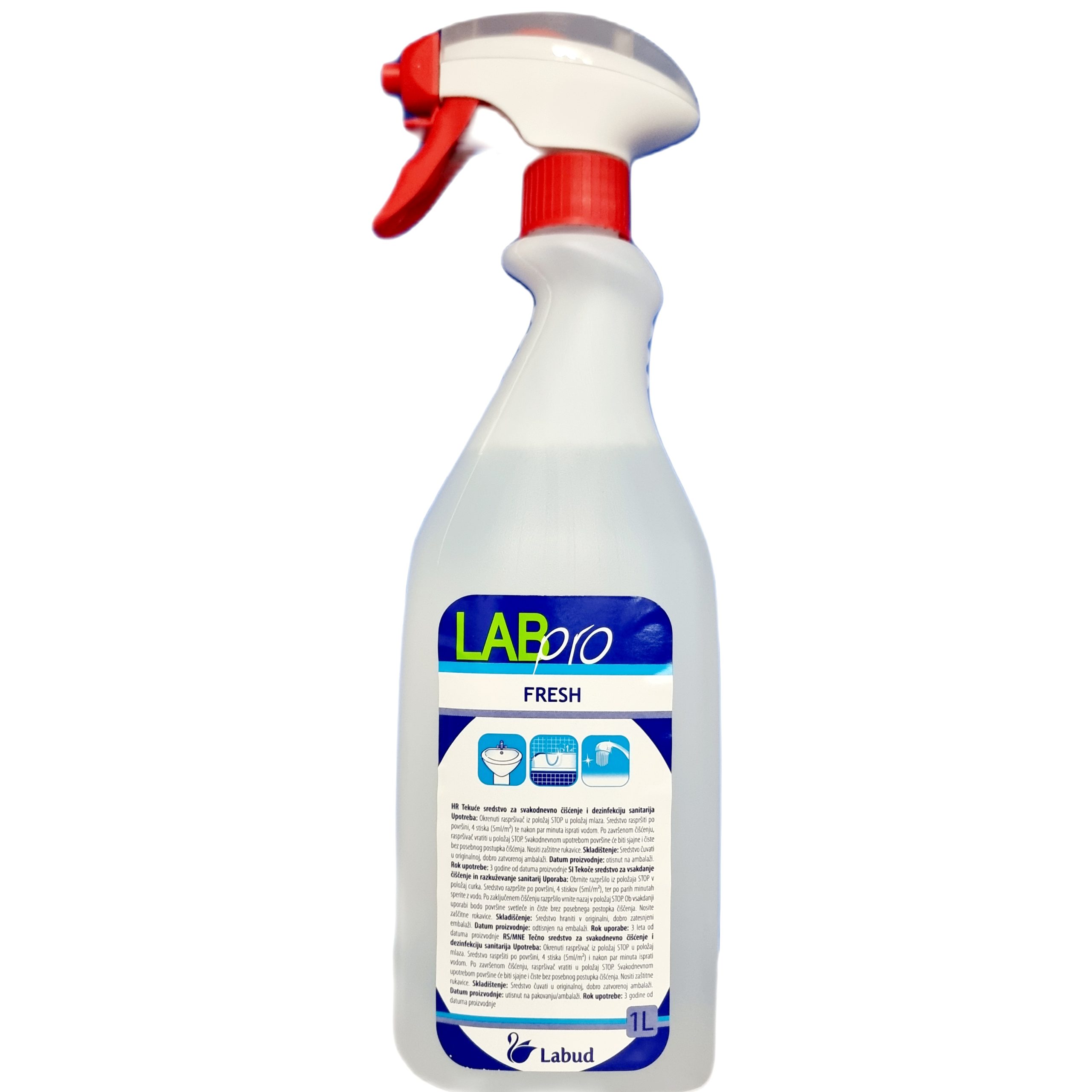 LABPRO FRESH | 1 L | Sredstvo za čišćenje i dezinfekciju sanitarija