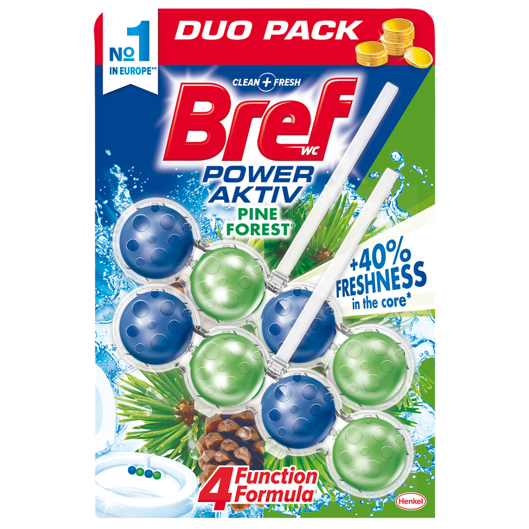 BREF Power Aktiv - bor (2×50 g, osvježivač za WC školjku) | Insako webshop