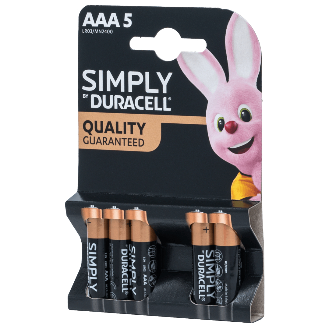 DURACELL Simply baterije "AAA" (5/1) | Insako webshop
