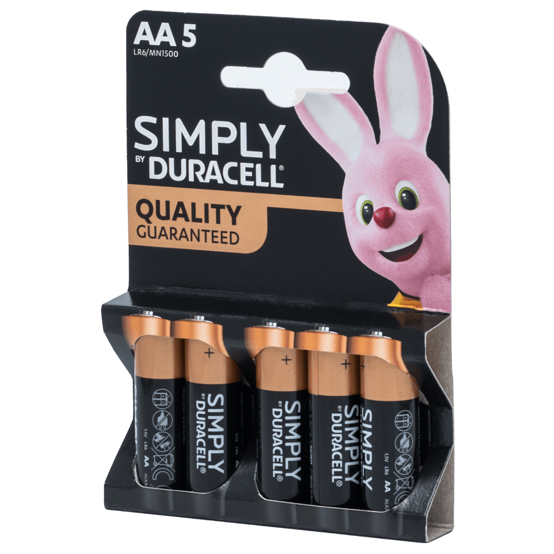 DURACELL Simply baterije "AA" (5/1) | Insako webshop